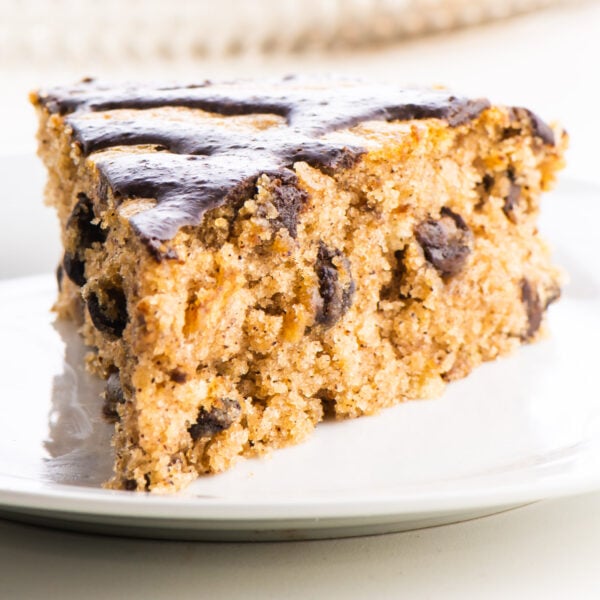 Almond Butter Cake Recipe with Chocolate (Vegan) - Namely Marly