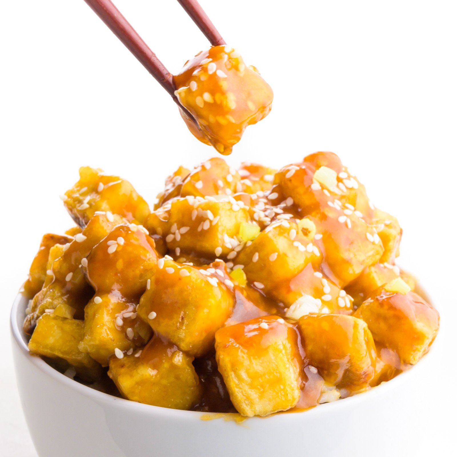 Sesame Tofu — Crispy Tofu with a Sweet Sauce - Namely Marly