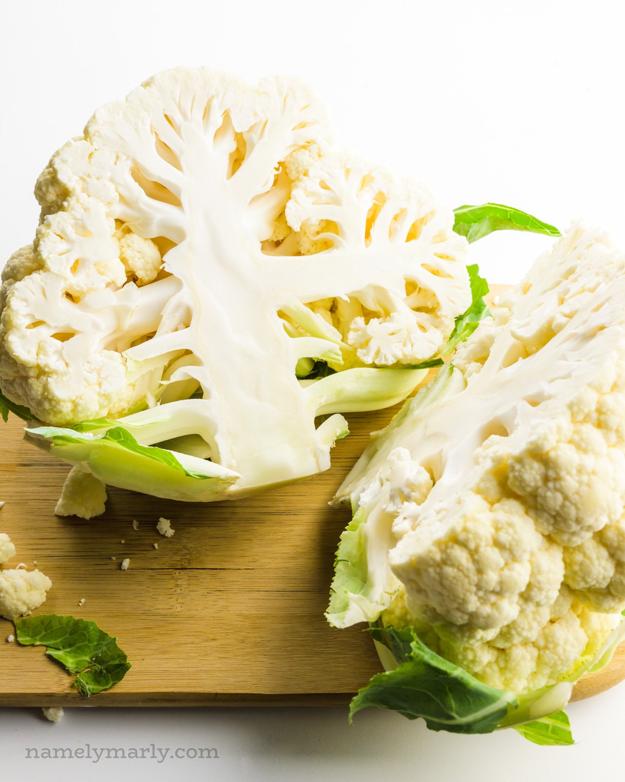 How to Cut Cauliflower - Namely Marly