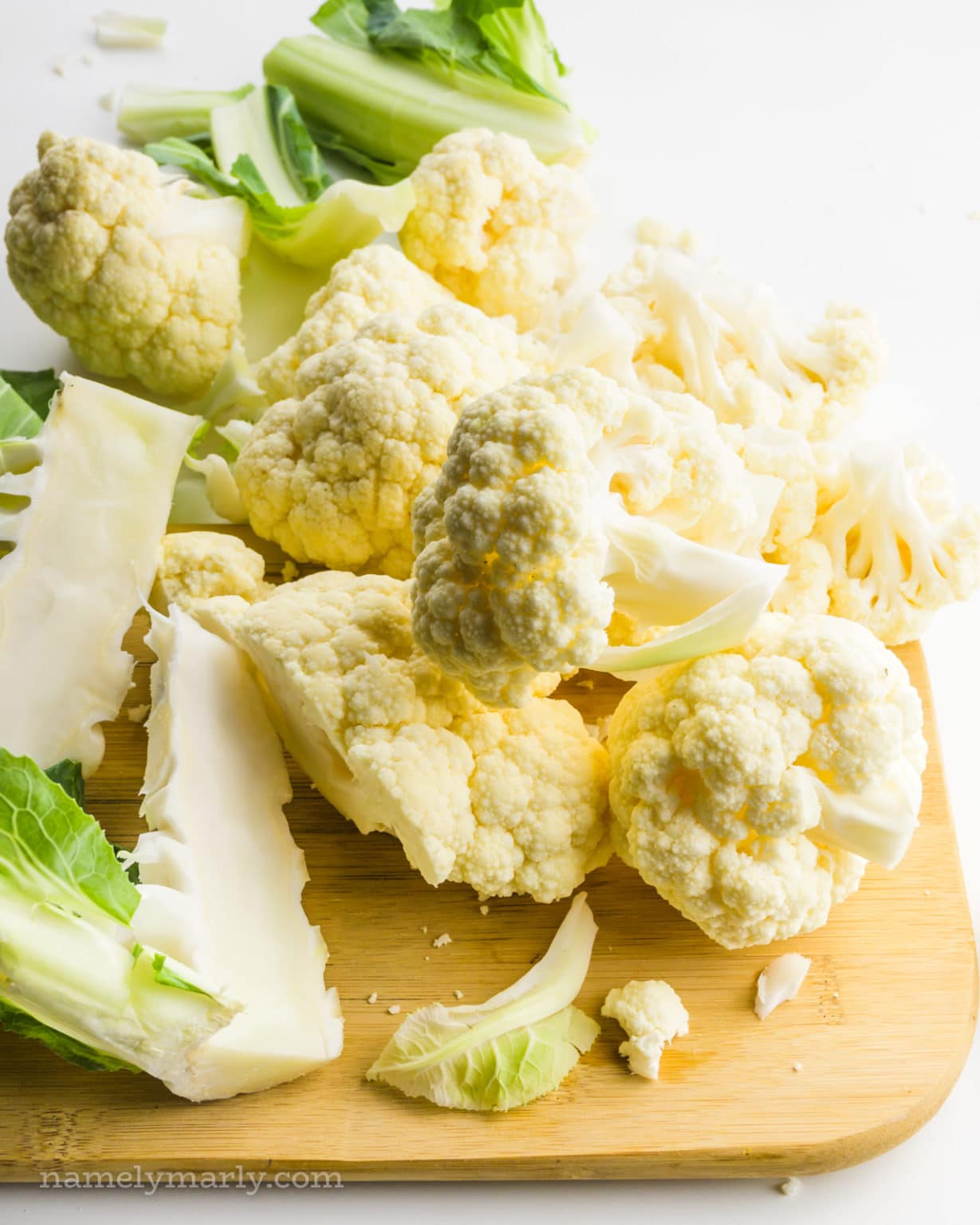 How to Cut Cauliflower - Namely Marly