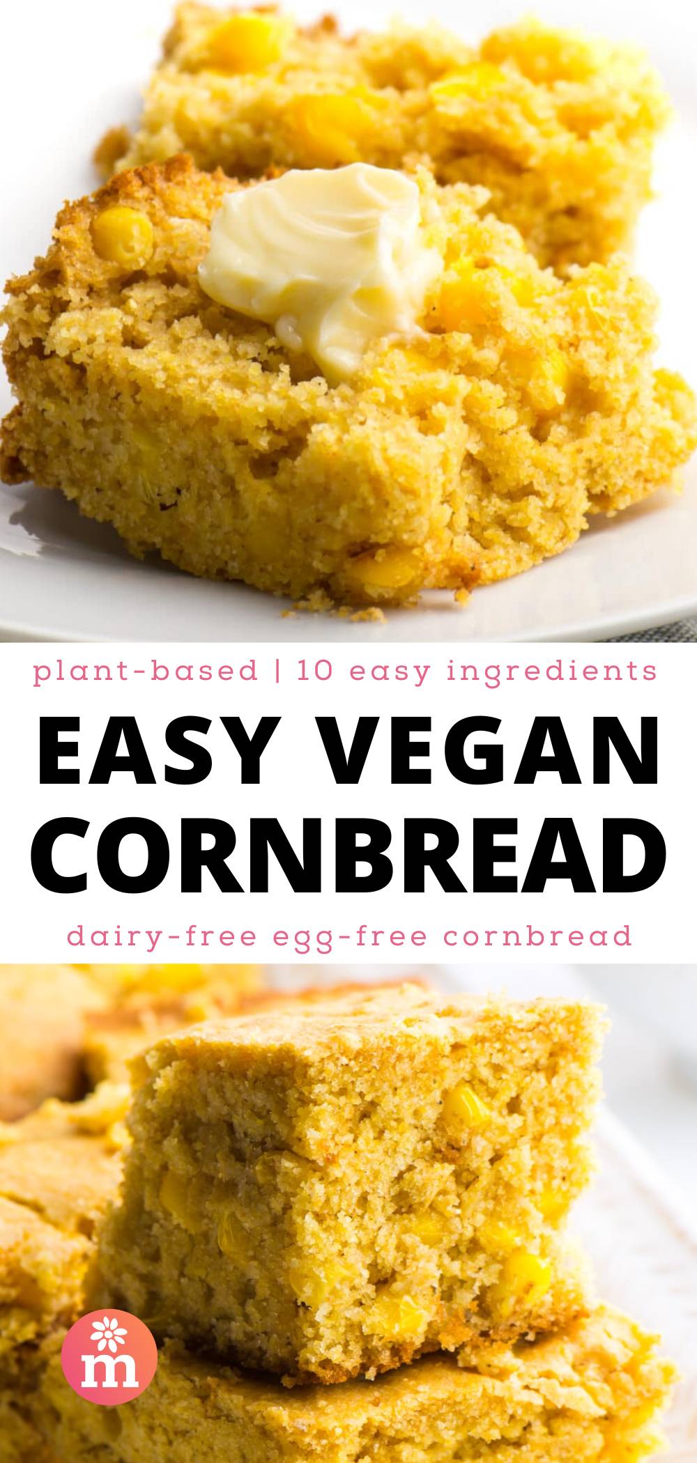 Meet Your New Favorite Best Vegan Cornbread Recipe! - Namely Marly