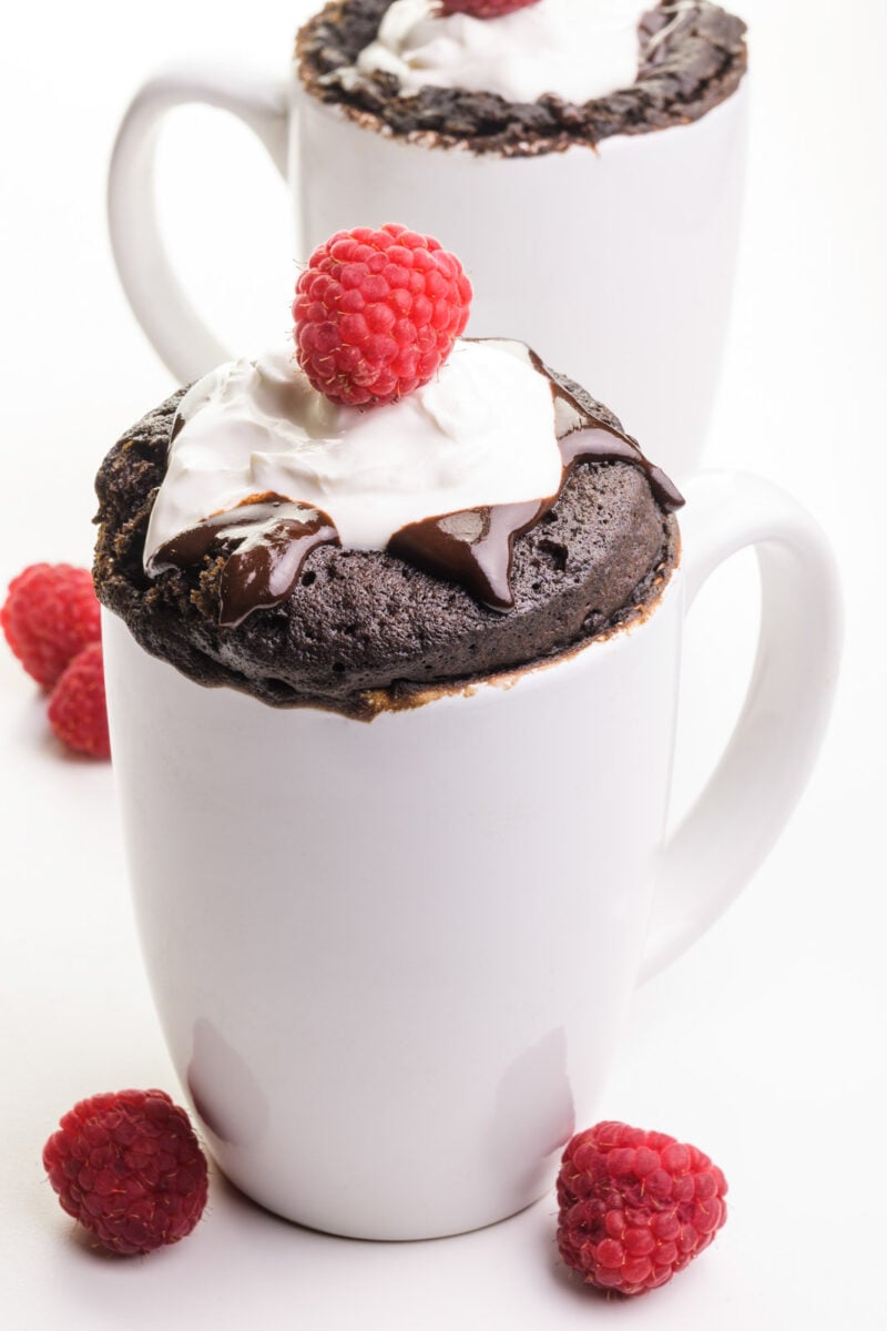Vegan Mug Cake Recipe (1 or 2 Servings Ready in Minutes!) - Namely Marly