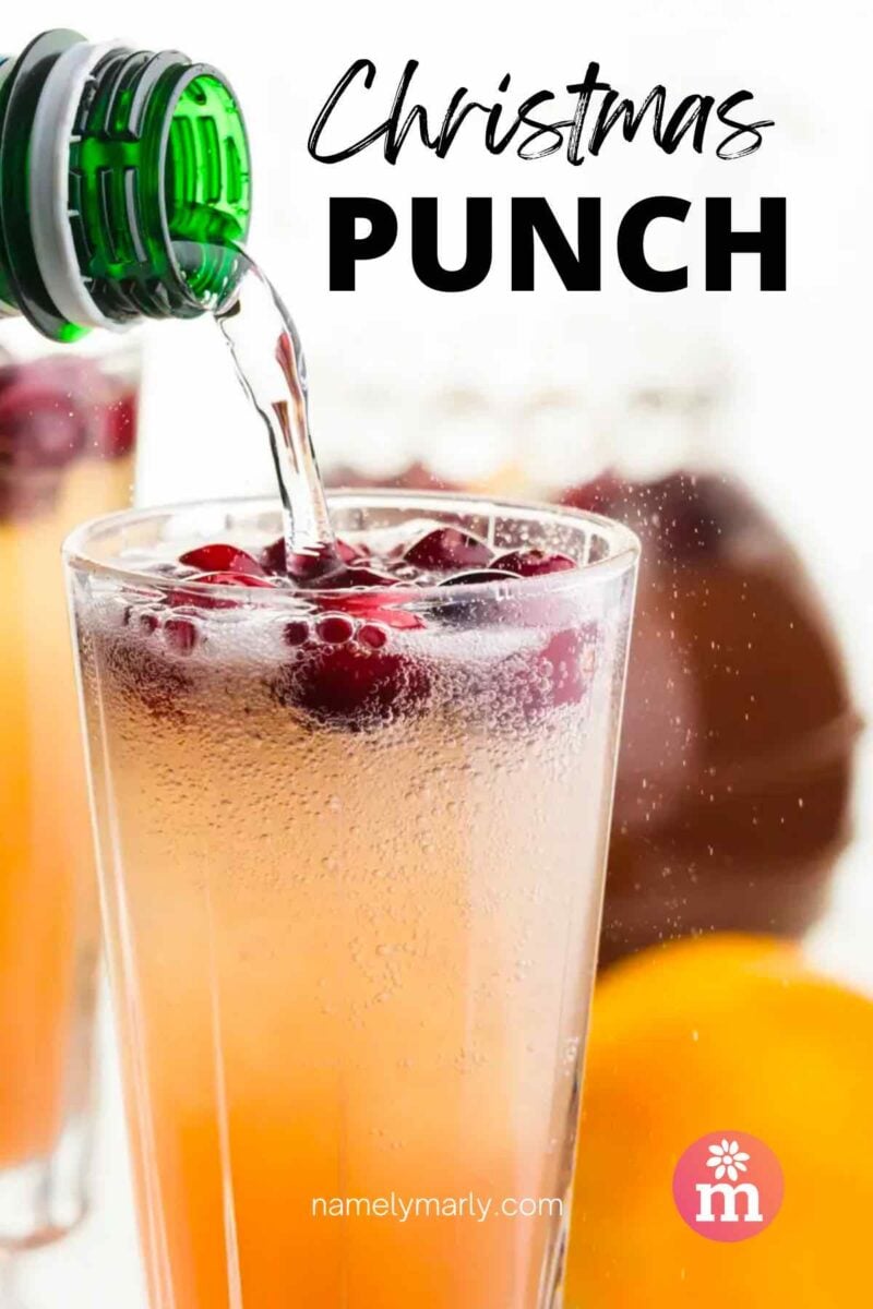 Easy Christmas Punch (Ready in 5 Minutes!) - Namely Marly