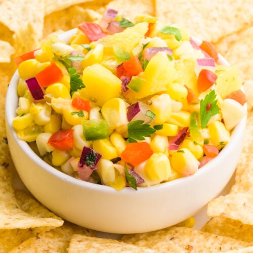 Homemade Corn Mango Salsa Recipe - Namely Marly