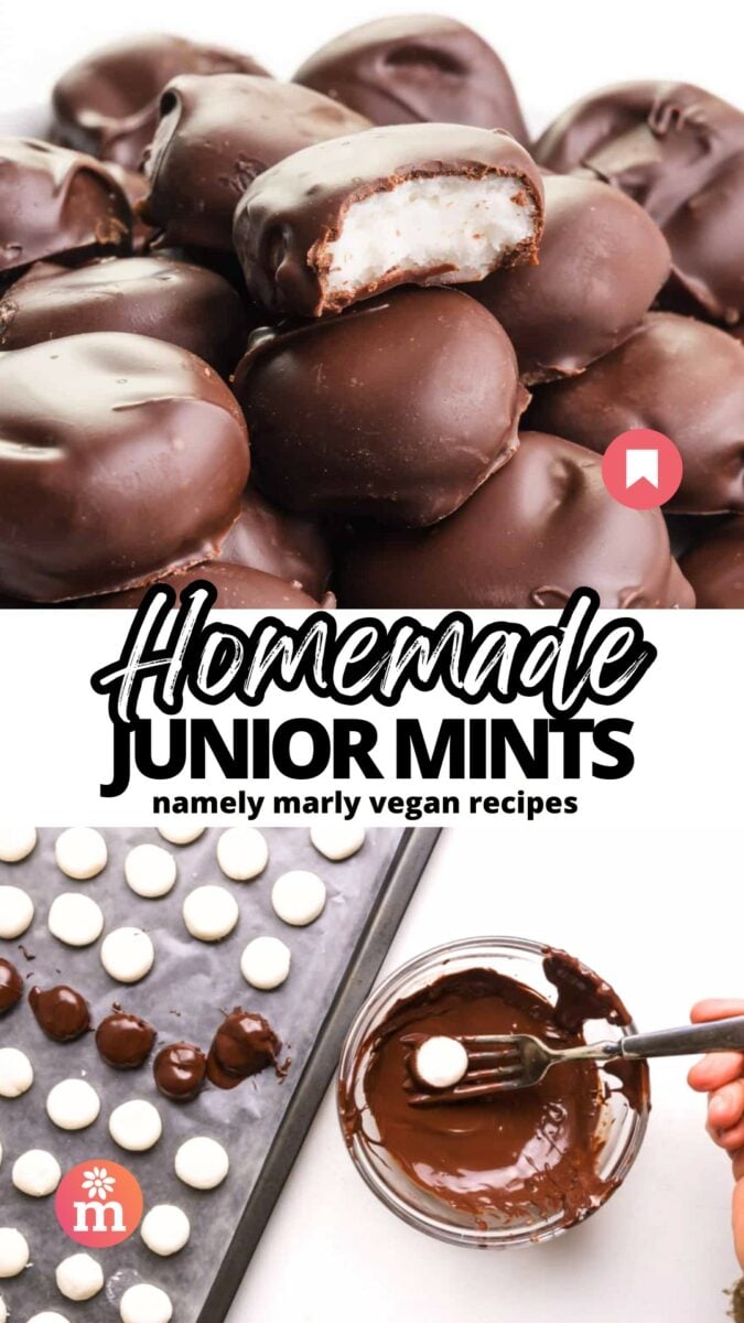 Vegan Junior Mints - Creamy Mint Chocolate Delight - Namely Marly