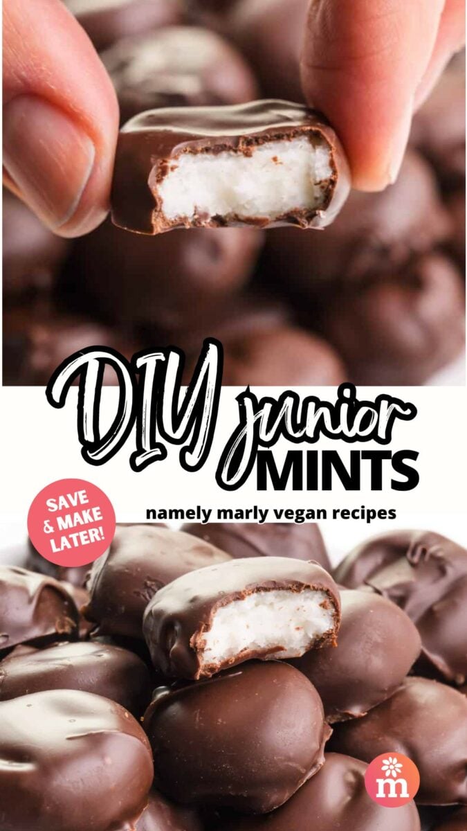 Vegan Junior Mints - Creamy Mint Chocolate Delight - Namely Marly