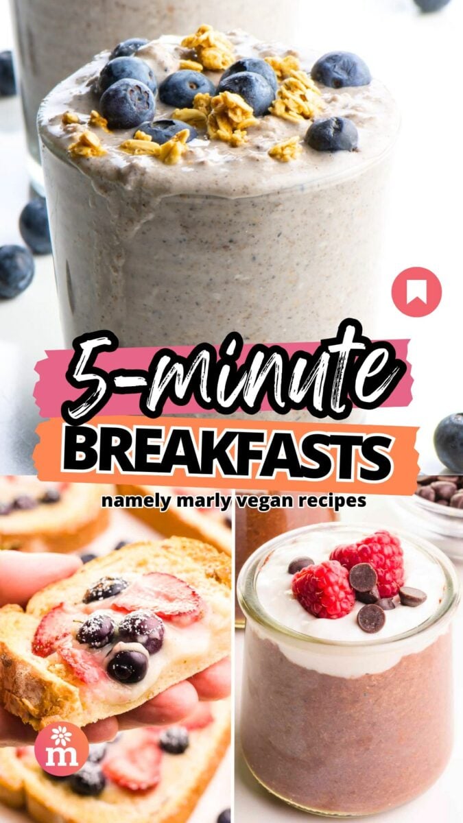 5-Minute Vegan Breakfast Ideas for Busy Mornings - Namely Marly